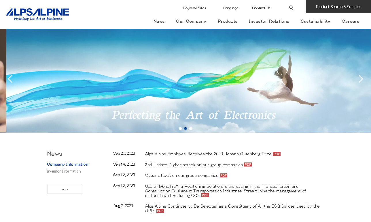 Alps Alpine North America, Inc. | Electric Switch